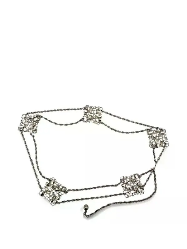 MADISON 1970s Brutalist Mesh-link Chain Belt
