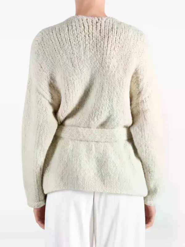 TAIGA TAKAHASHI Belted Chunky-knit Coat