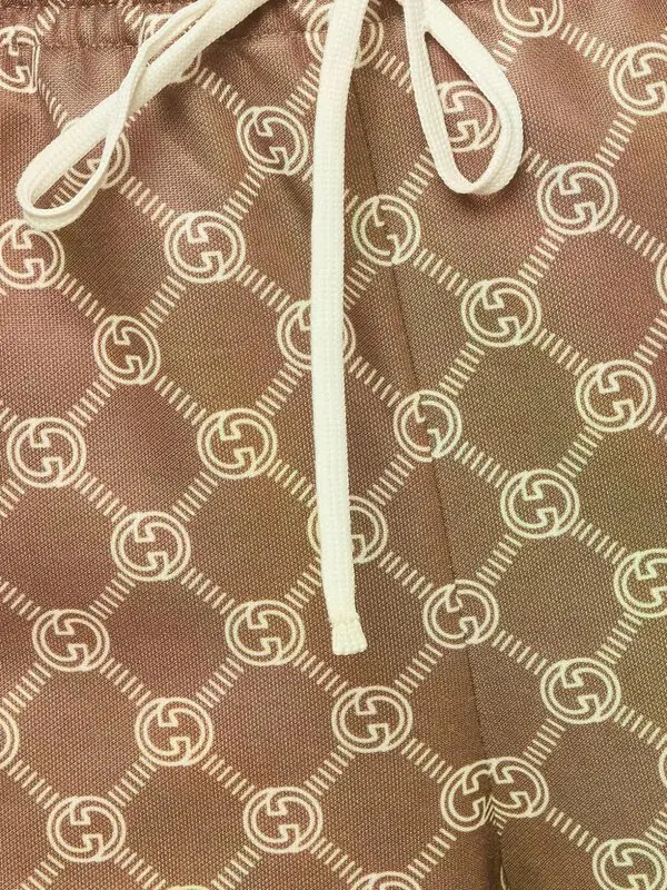 Gucci Web Stripe Monogram-print Track Pants