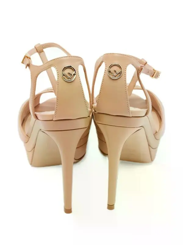 Fendi Duo T-strap Platform Sandals