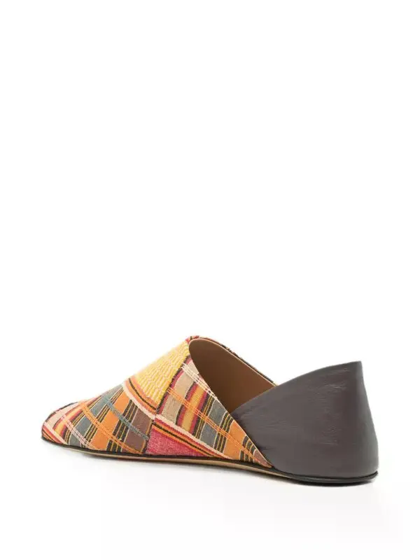 JW Anderson Patchwork Check Slippers