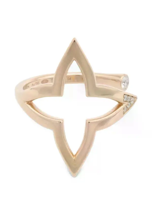 LOUIS VUITTON 2010s Ombre Blossom Open Ring