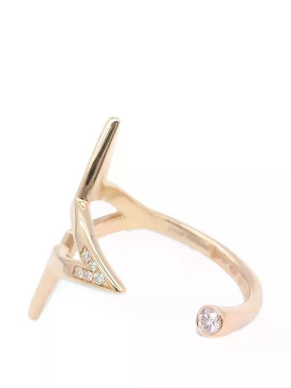 LOUIS VUITTON 2010s Ombre Blossom Open Ring