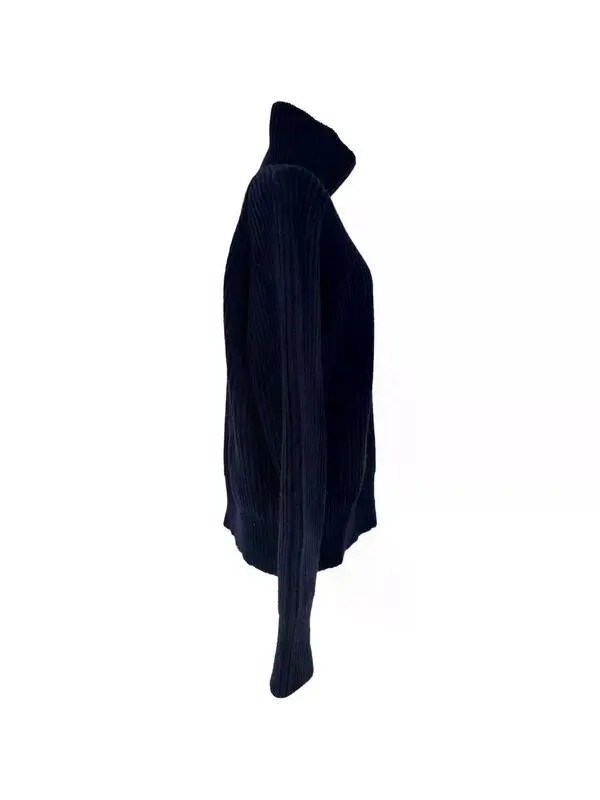 AMI Paris Turtleneck Knitted Sweater - Blue