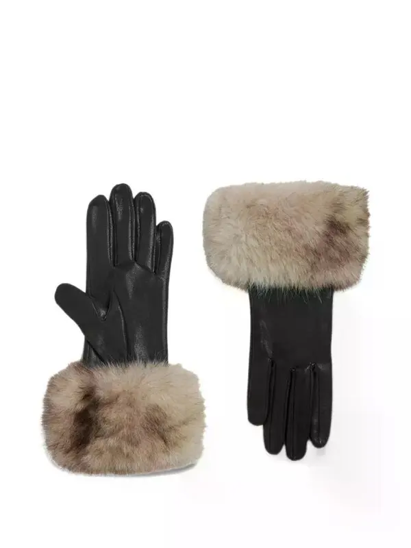 Apparis Betty Faux-fur Trim Gloves