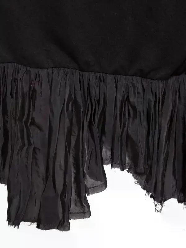 MAISON MARGIELA Asymmetric Ruffled Midi Dress