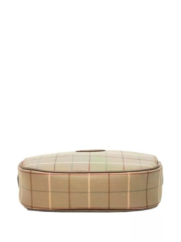 Burberry 20th Century Vintage Check Canvas Clutch Bag