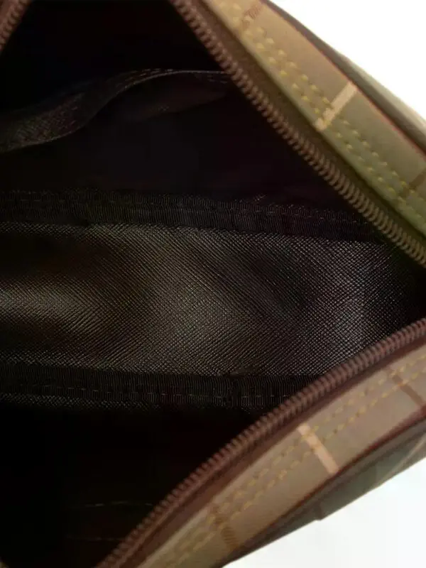 Burberry 20th Century Vintage Check Canvas Clutch Bag