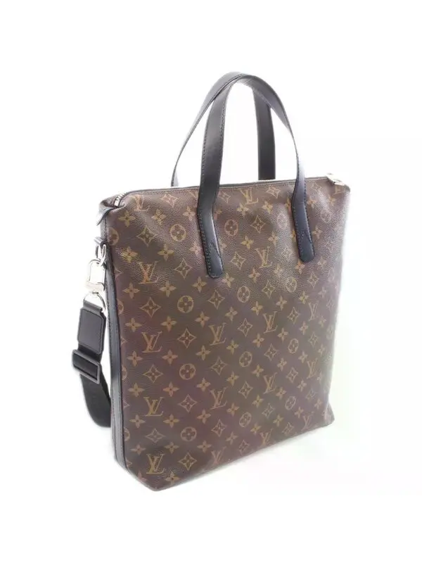LOUIS VUITTON 2012 Kitan Macassar Monogram Tote Bag