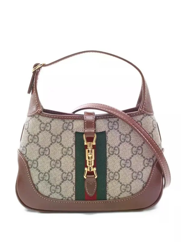 Gucci Jackie 1961 Gg Supreme Shoulder Bag - Neutrals