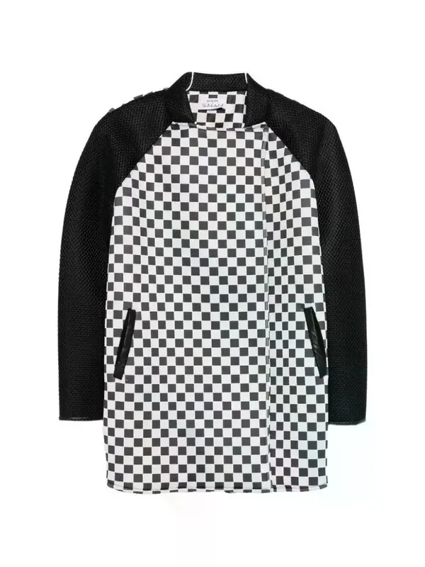 The Artistylist Check-print Raglan-sleeve Coat