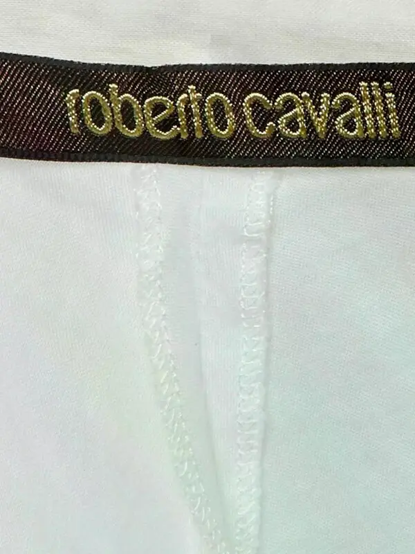 Roberto Cavalli Lace-paneled Cotton Shirt