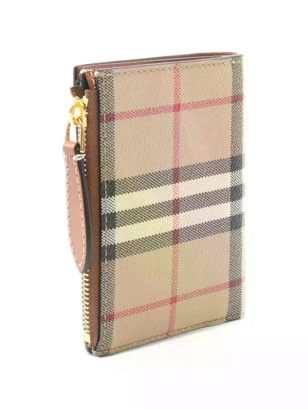 Burberry Small Vintage Check Bi-fold Wallet - Neutrals
