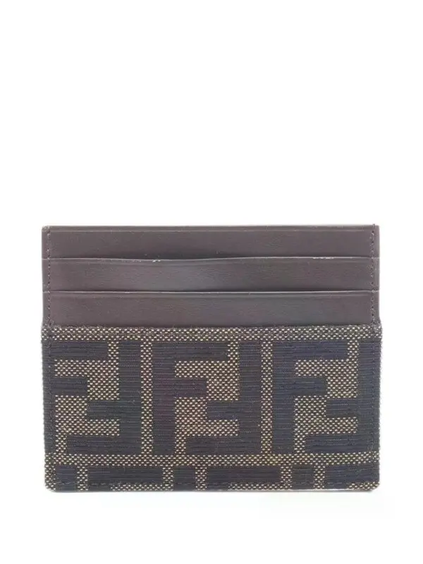 Fendi 2020s Ff-jacquard Card Case