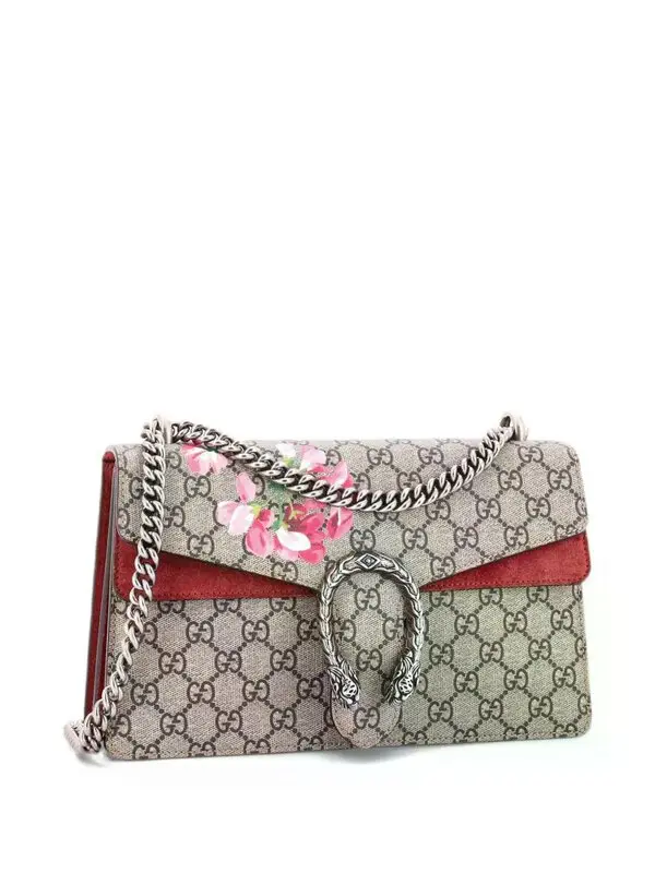 Gucci Dionysus Bag Blooms Print Gg Coated Canvas Small Shoulder Bag
