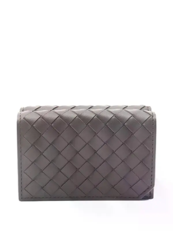 Bottega Veneta 2020s Piccolo Intrecciato Trifold Wallet