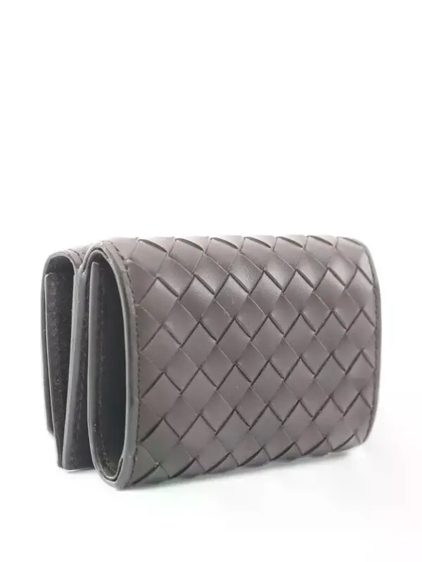 Bottega Veneta 2020s Piccolo Intrecciato Trifold Wallet