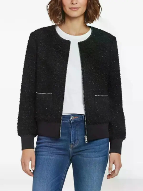Maje Lurex Tweed Jacket