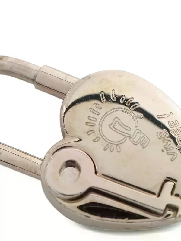 Hermès 2010s Vive L'idee Heart Padlock Bag Charm