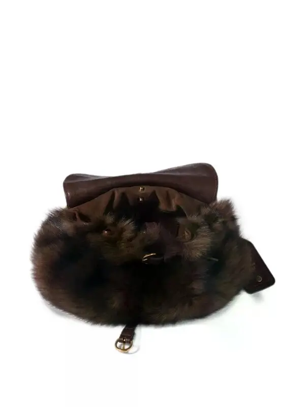 Miu Miu Rendez-vous Shearling And Nappa Leather Bag