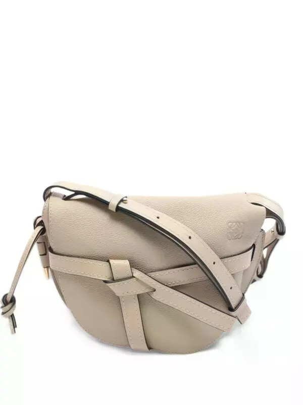 Loewe 2010s Small Gate Crossbody Bag - Neutrals