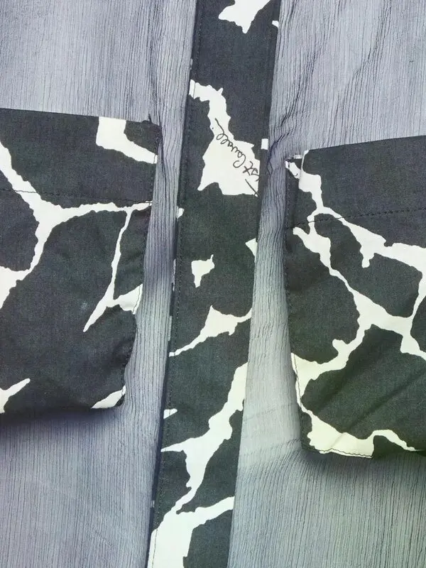 Just Cavalli Printed Sheer Shirt