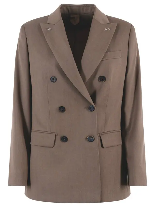 Max Mara Double-breasted Wool Blazer Unione
