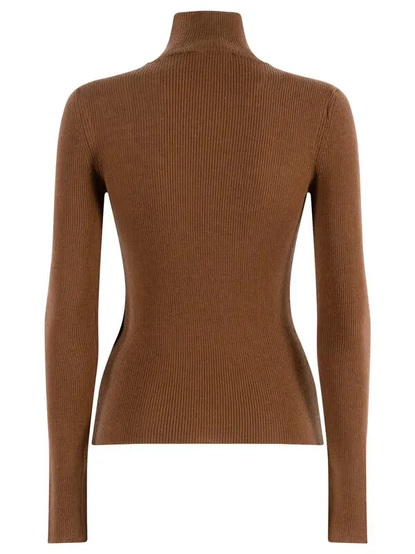 Max Mara High-neck Wool Sweater