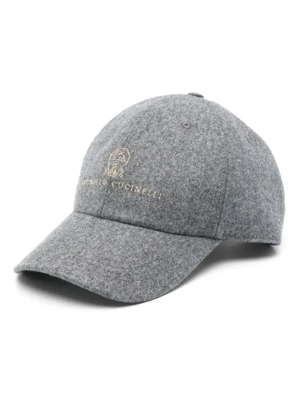 Brunello Cucinelli Wool Baseball Cap