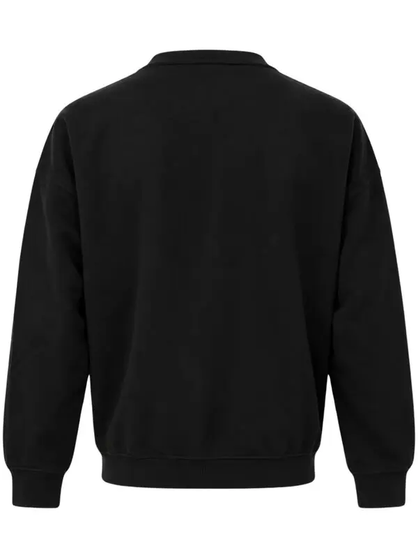 Polo Ralph Lauren Logo-embroidered Crew-neck Sweatshirt - Black