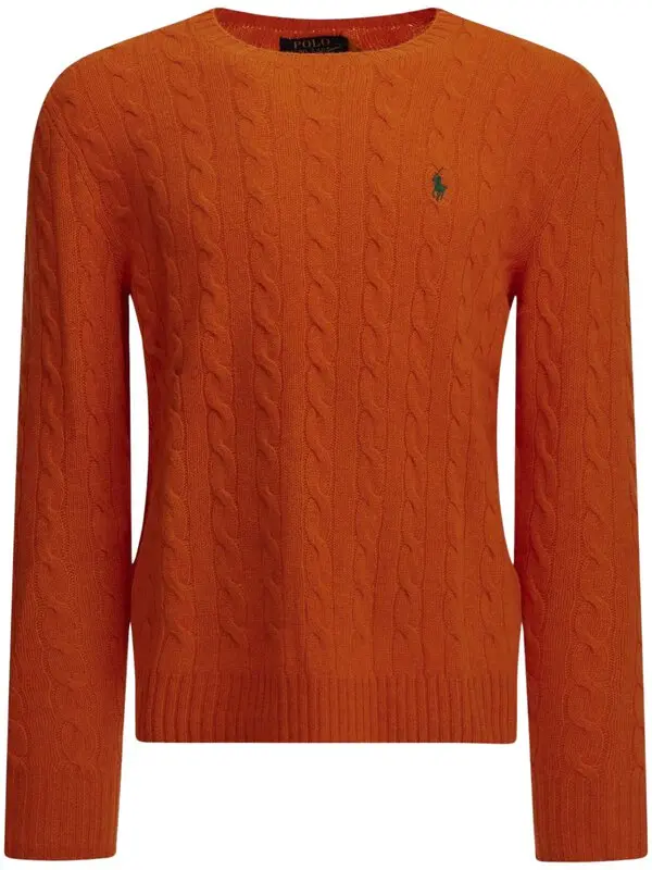 Polo Ralph Lauren Ribbed Knit Sweater - Orange