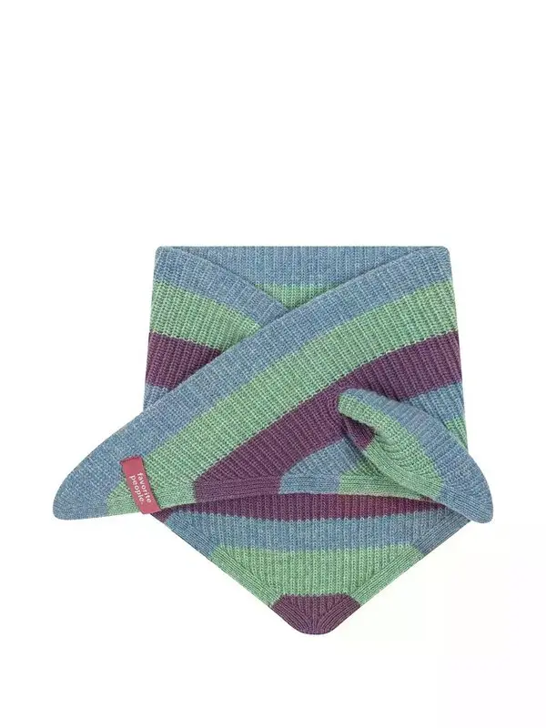 FAVORITE PEOPLE Bookstore Striped Triangle Scarf