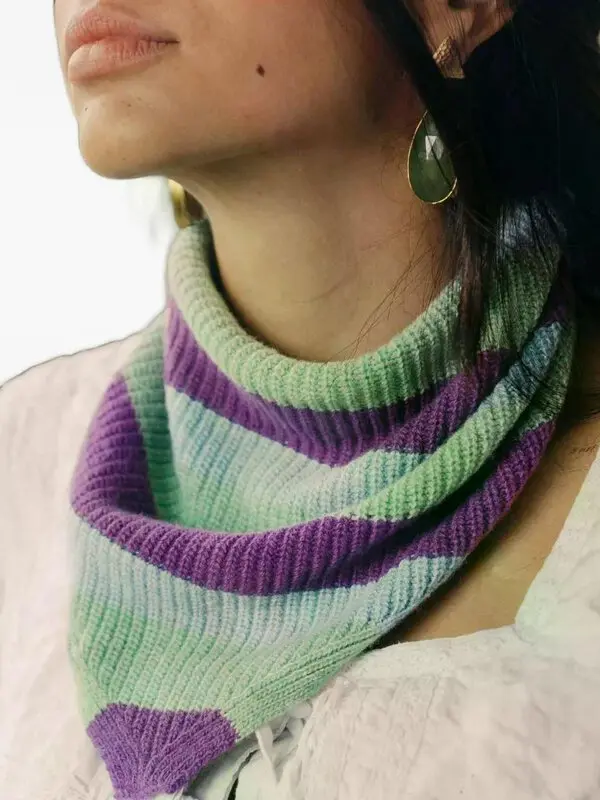 FAVORITE PEOPLE Bookstore Striped Triangle Scarf