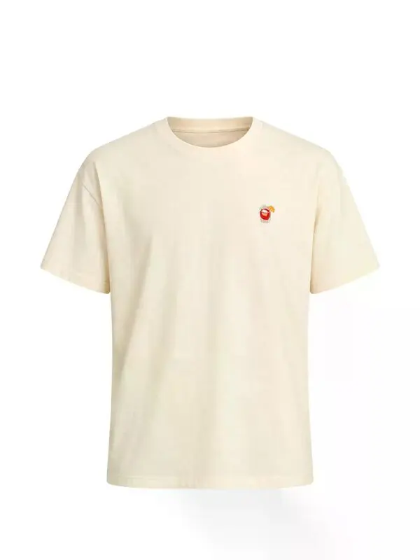 REVOLUTION NOW Embroidered-motif T-shirt