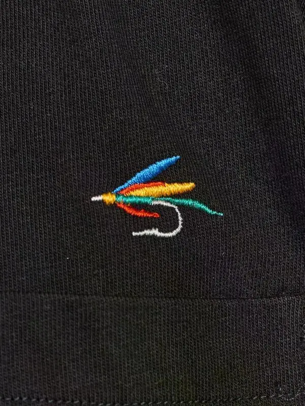 REVOLUTION Embroidered-logo Chest-pocket T-shirt