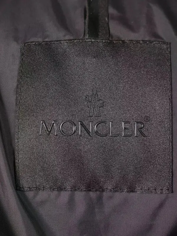Moncler 2010s Ligont Leather Down Jacket