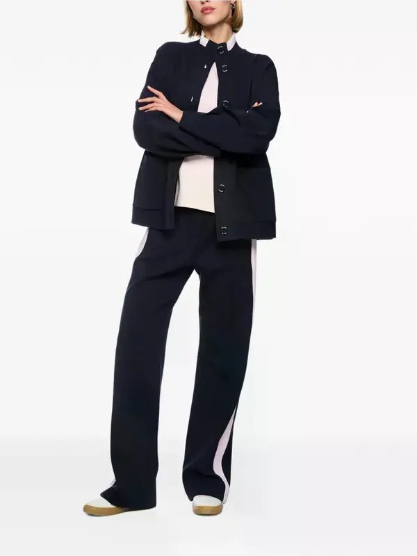 MARCCAIN Ribbed-trim Button-up Cardigan