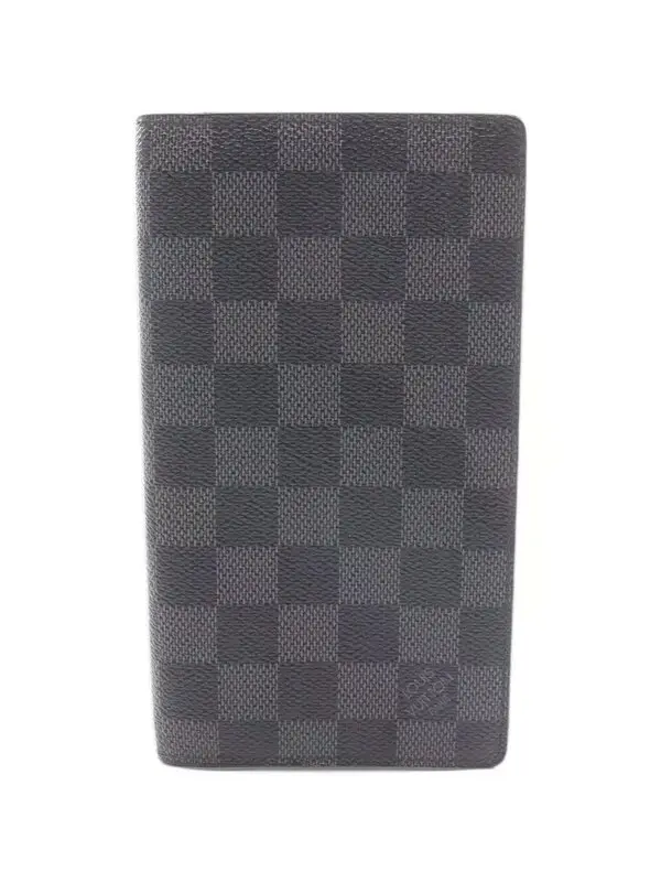 LOUIS VUITTON 2012 Brazza Damier Graphite Wallet