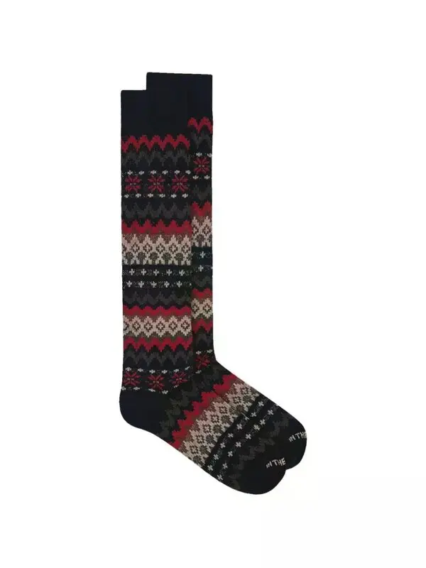IN THE BOX Fair Isle-knit Socks