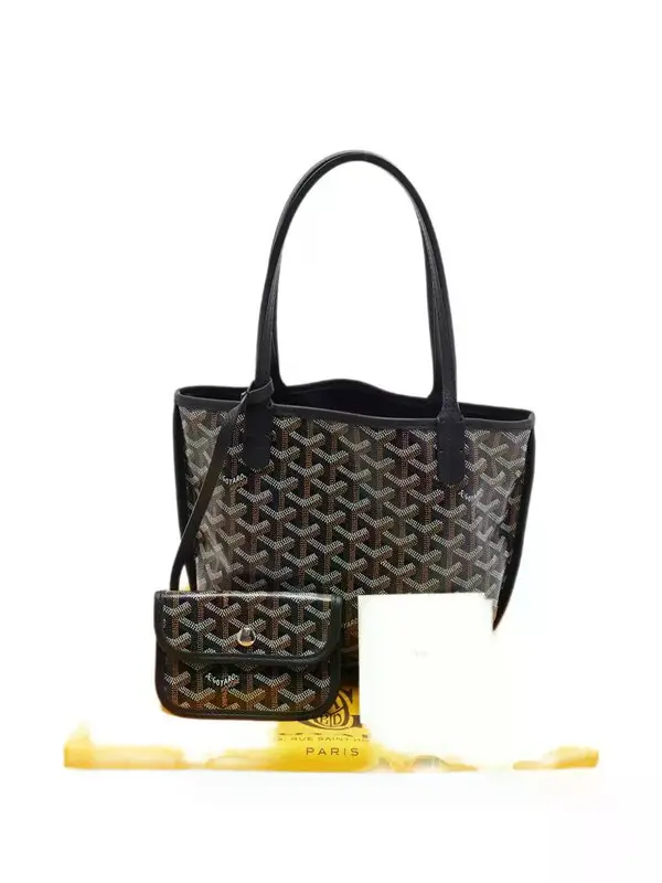 Goyard 2024 Mini Anjou Reversible Tote Bag - Black