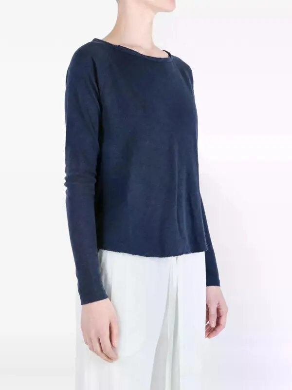 American Vintage Sonoma Raw-edge Raglan-sleeve T-shirt