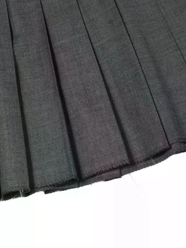 Miu Miu 2010s Pleated Mini Skirt