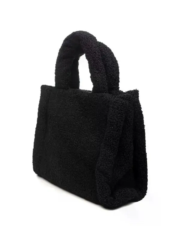 COLMAR Faux-fur Logo-patch Tote Bag