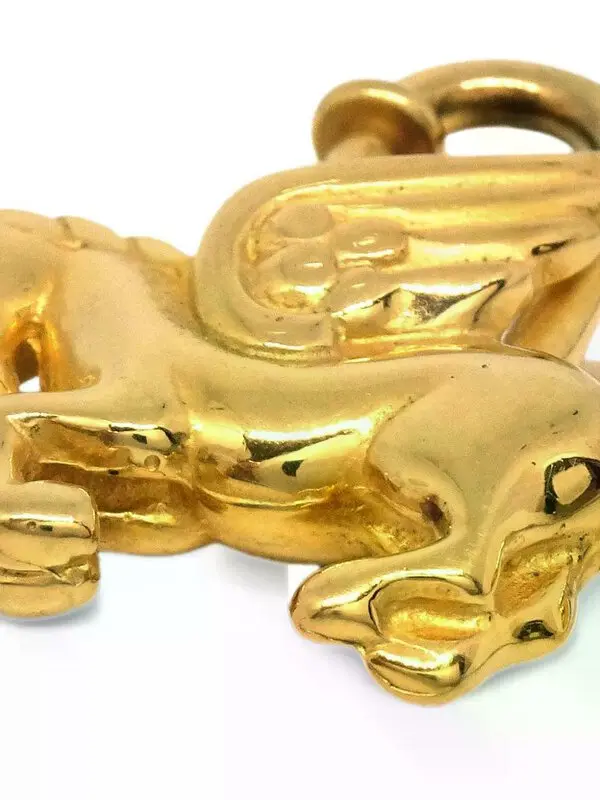 Hermès 1993 Pegasus Cadena Pendant