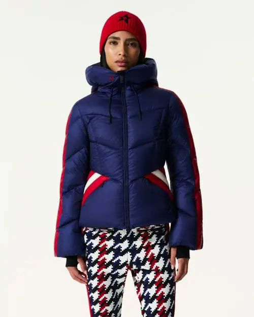 Perfect Moment Duvet Down Ski Jacket - Navy