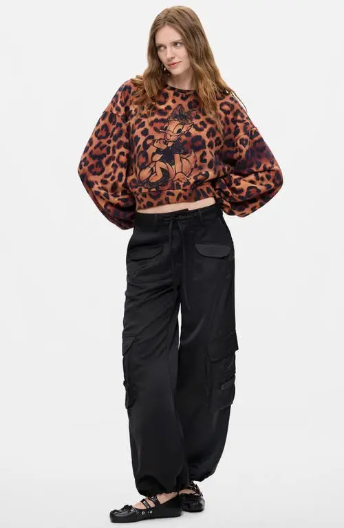 Desigual Daisy Duck Print Sweatshirt