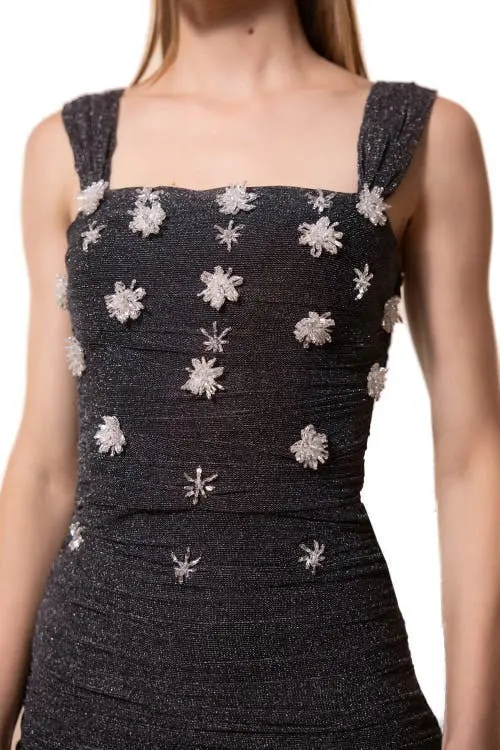 PatBO Thereza Tulle Midi Dress