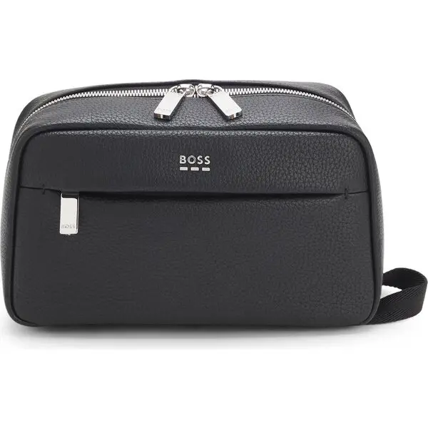 BOSS Ray Evo Faux Leather Washbag