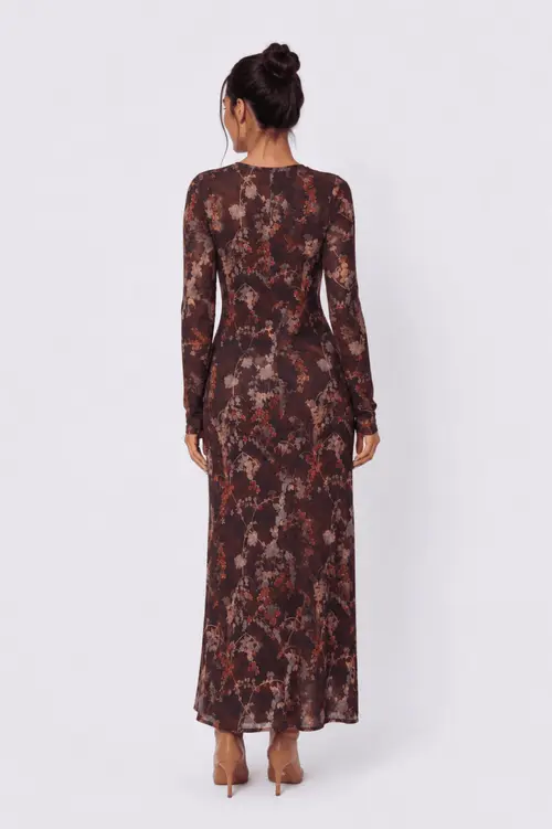 YAKIRA BELLA Mylah Long Sleeve Maxi Dress