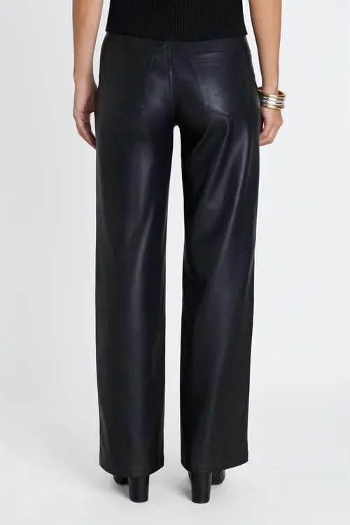 THE NOLI SHOP Iman Leather Horsebit Pant